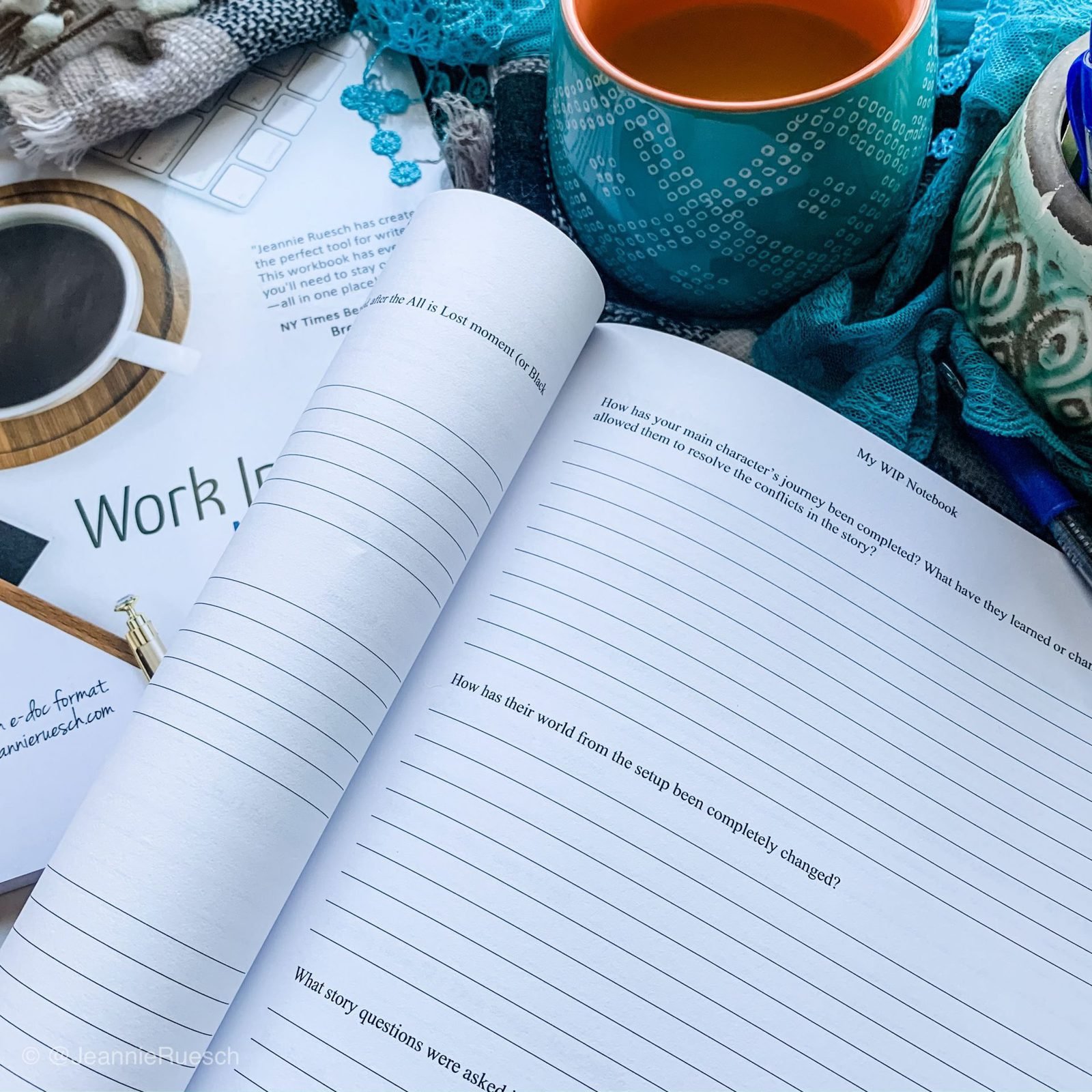 Work in Progress Notebook | Jeannie Ruesch